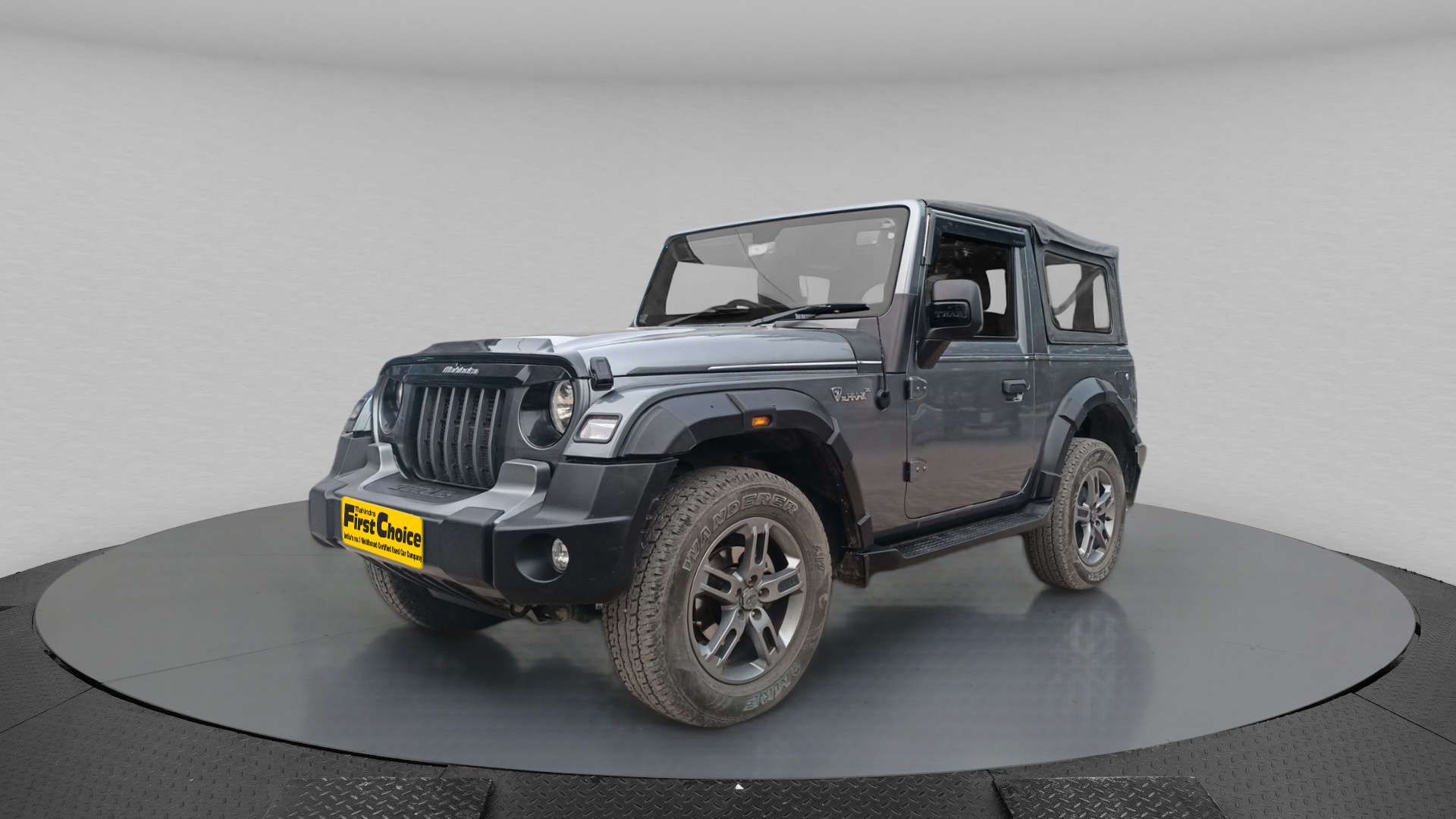 Used Mahindra Thar LX Manual 4 Seater Convertible Top Diesel in ...