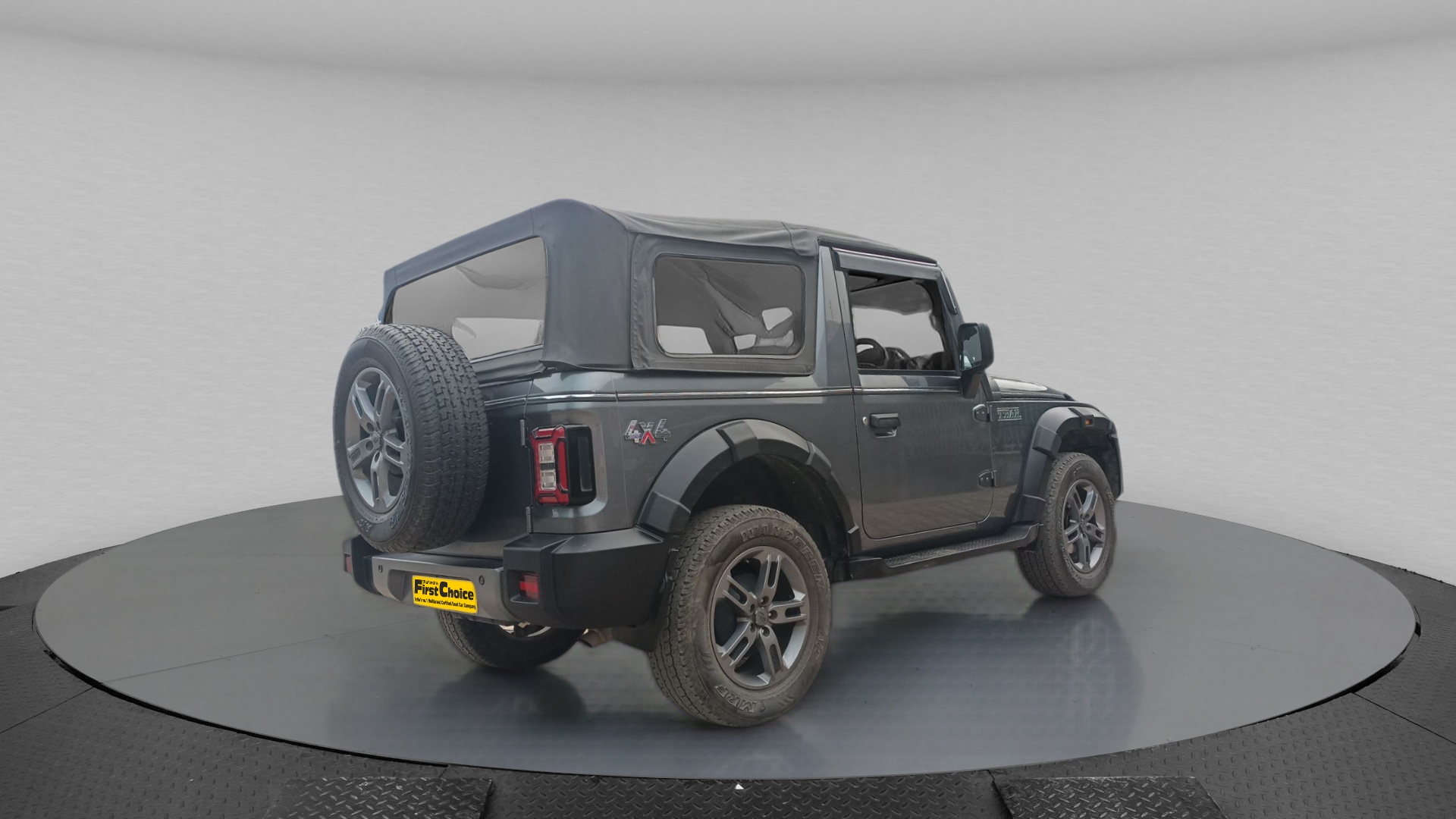 Used Mahindra Thar LX Manual 4 Seater Convertible Top Diesel in ...